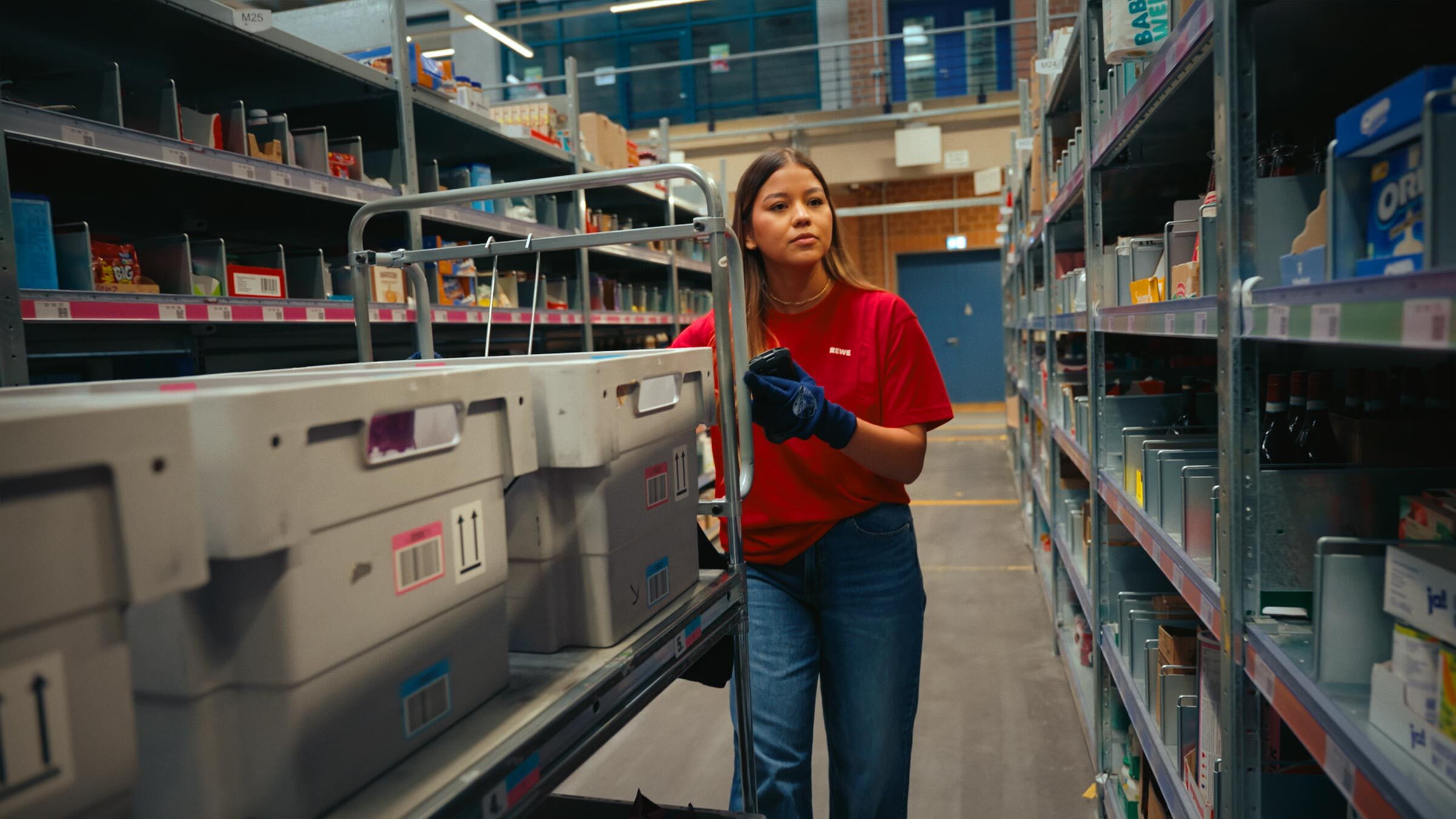 Jobs im Lager beim REWE Lieferservice| Pack mit an